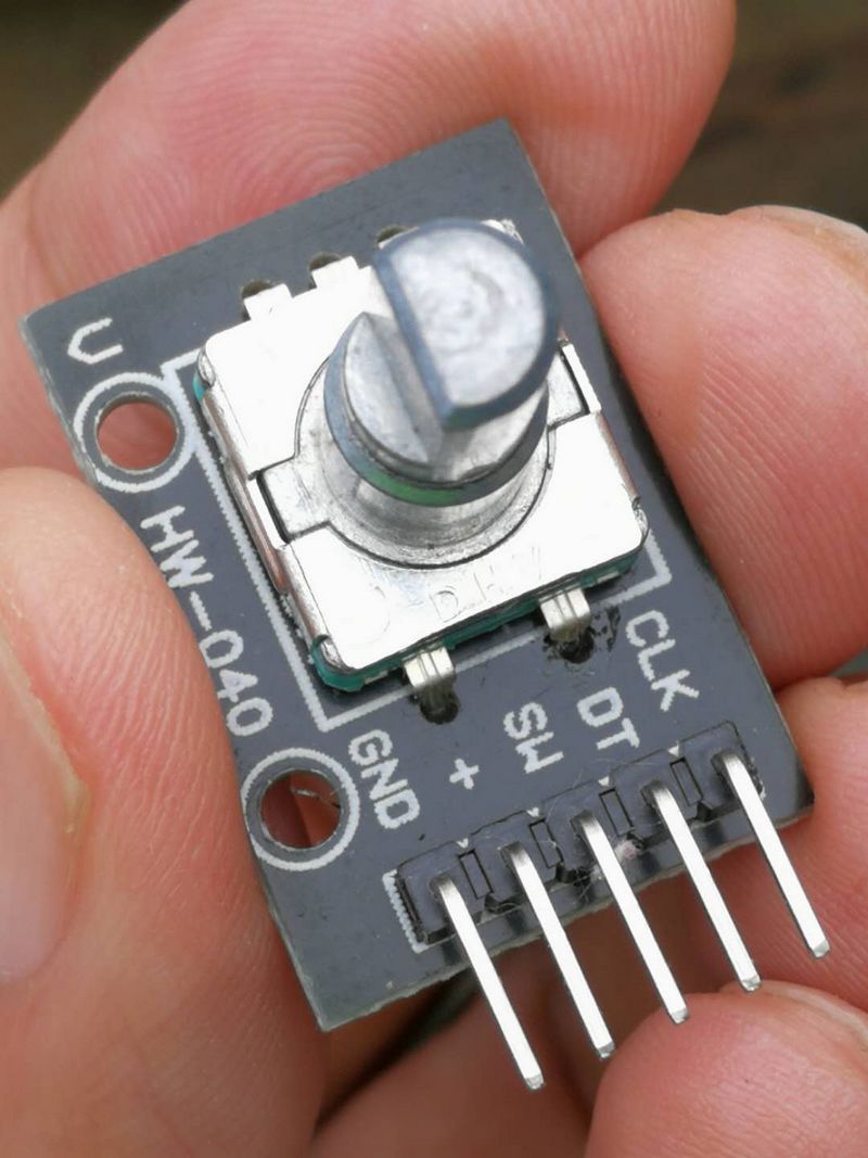 【花雕学编程】arduino动手做（232） Esp32 S3 Cam旋转增量编码器模块带防抖的中断计数器 Makelog造物记